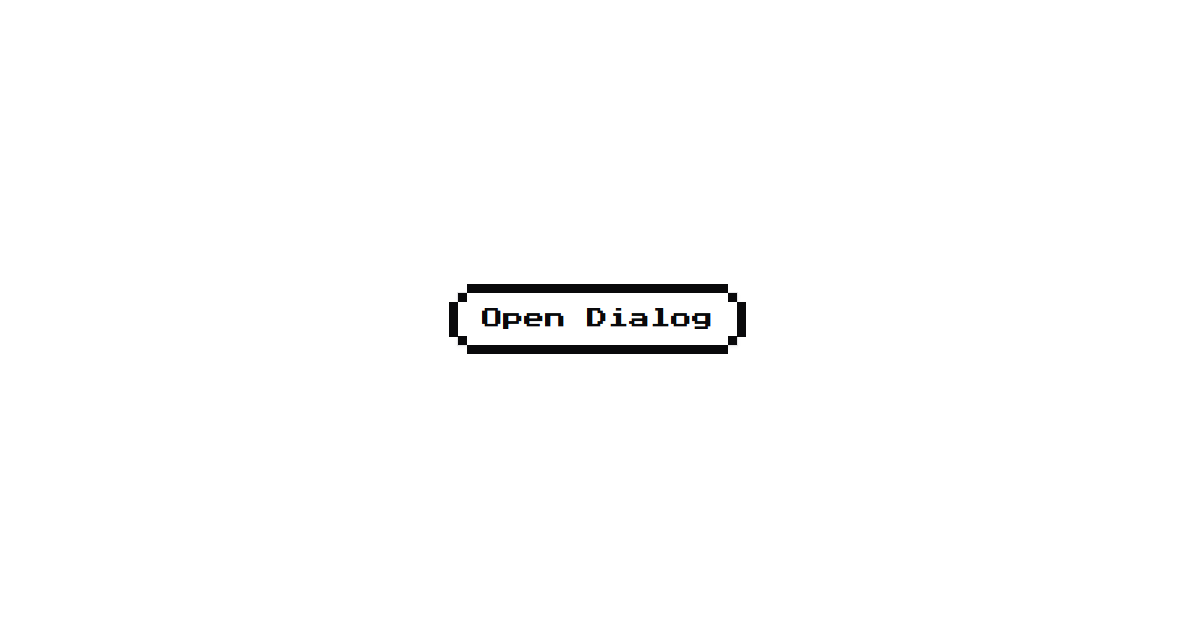 8-bit Dialog - 8bitcn/ui